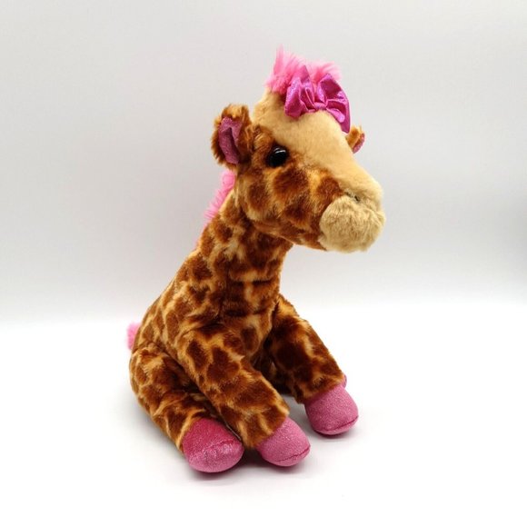 Aurora | Toys | Giraffe Pink Plush Zoo Toy Girlz Nation Aurora ...